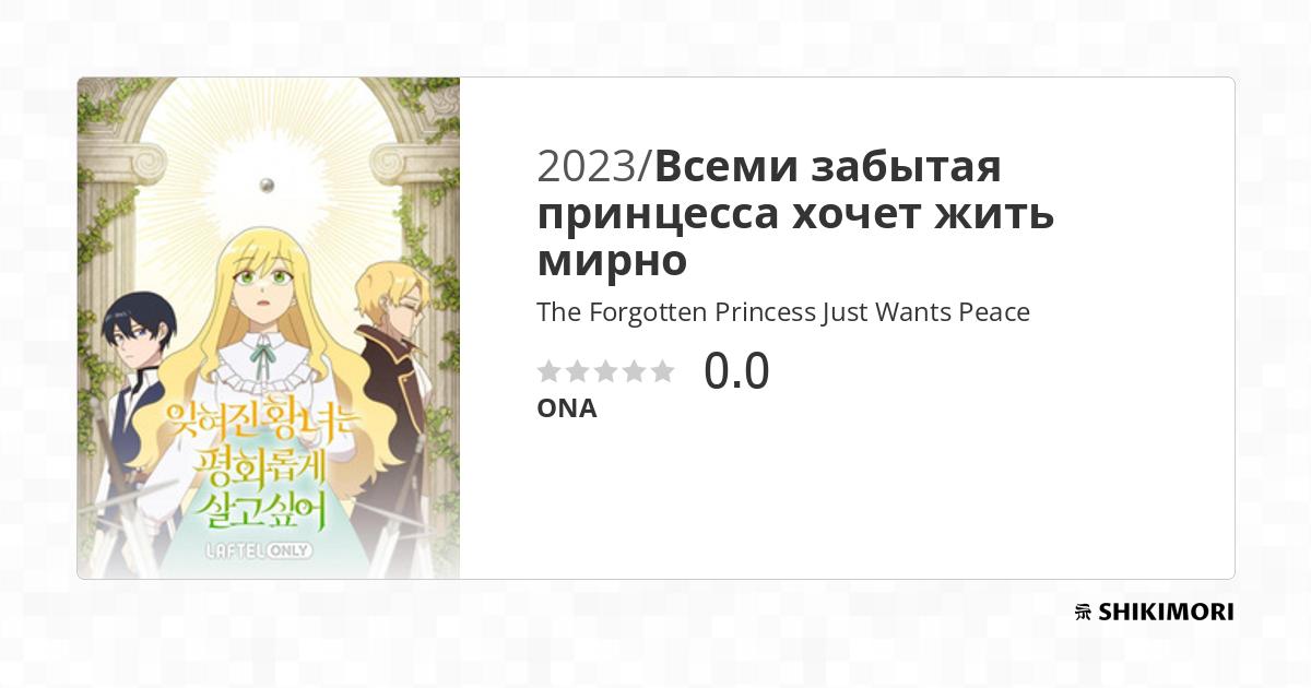 Ijhyeojin Hwangnyeoneun Pyeonghwalobge Salgo Sip-eo / Аниме